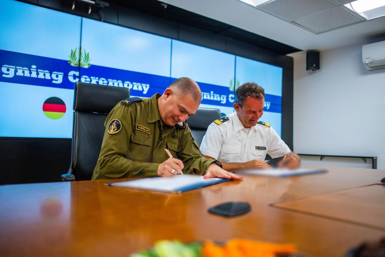 July 4, 2024 Israeli and German Navies Sign a Two-Year Work Plan | IDF